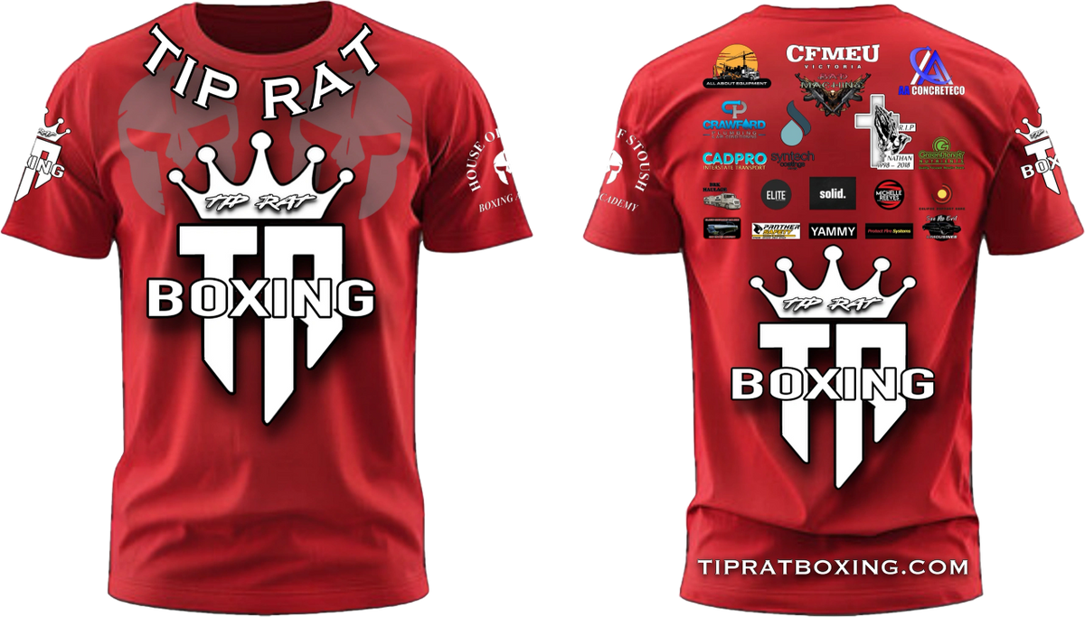 RED TIP RAT BOXING T-SHIRT